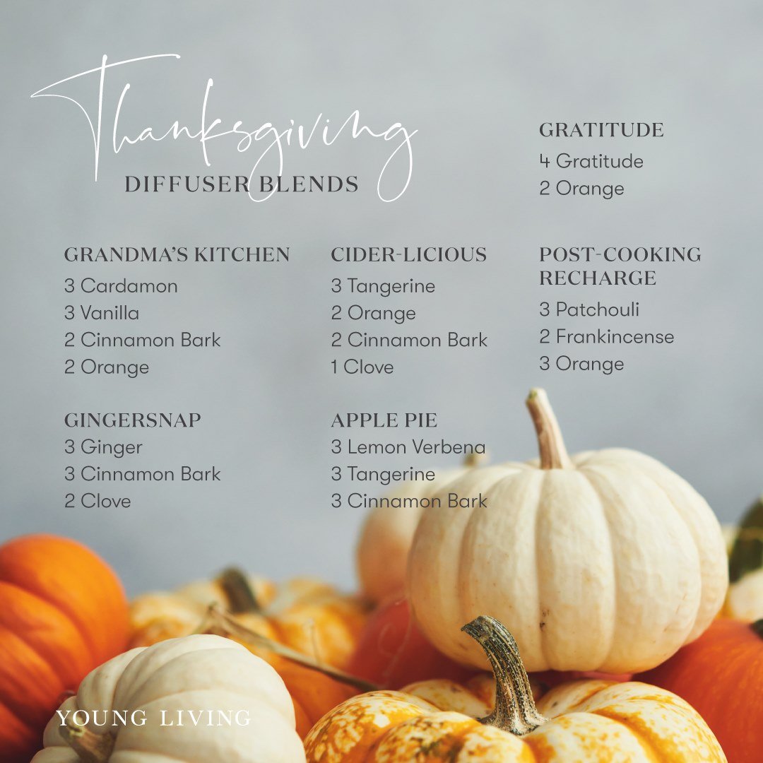 Thanksgiving Diffuser Blends • Diffuser Recipes